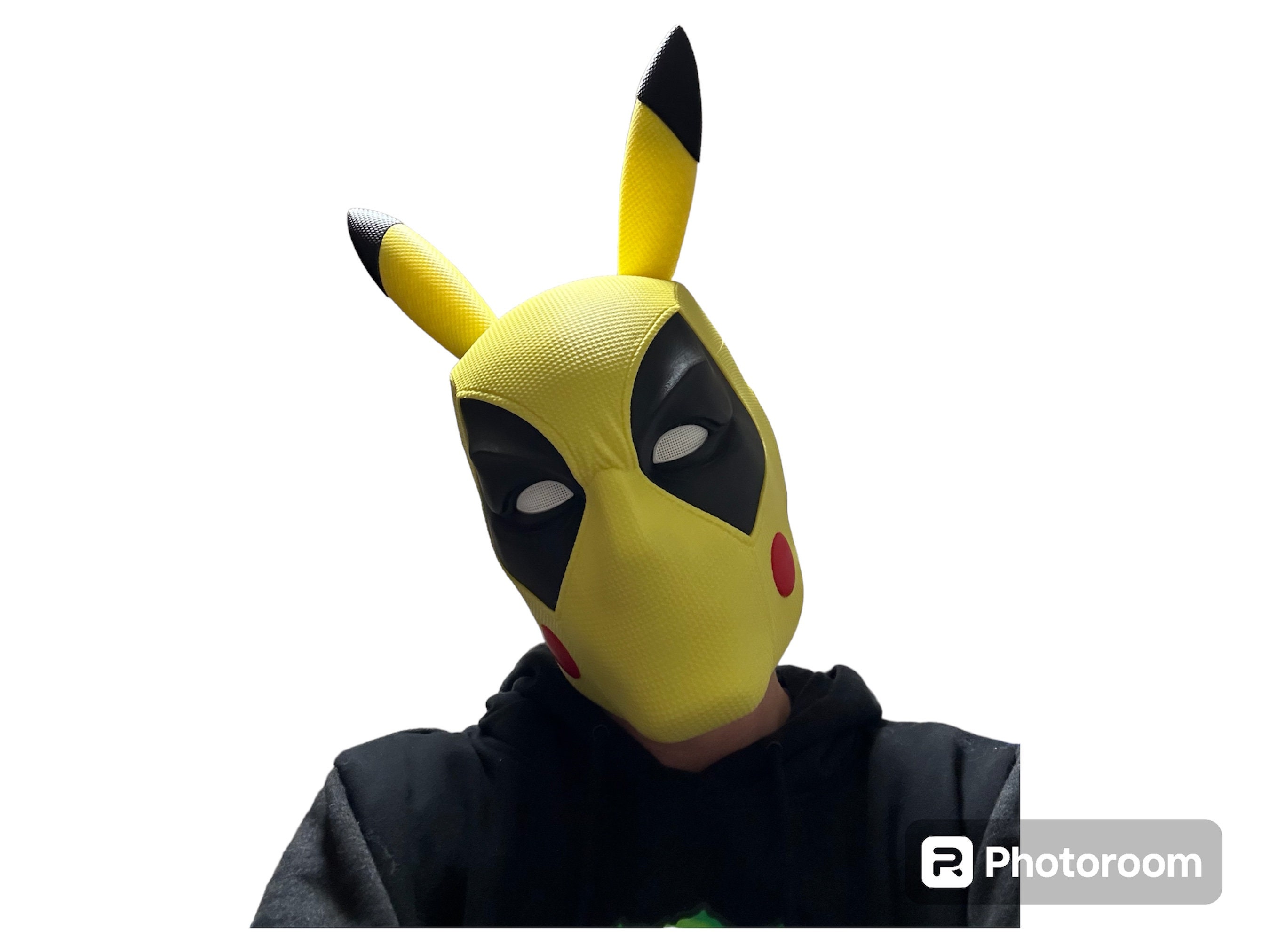 Pikapool the Pikachu Deadpool Mashup Cosplay Mask - Etsy