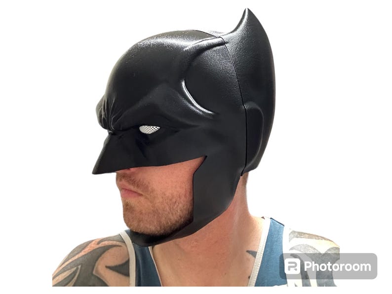 Bat Knight Rebirth Cowl Mask - Etsy