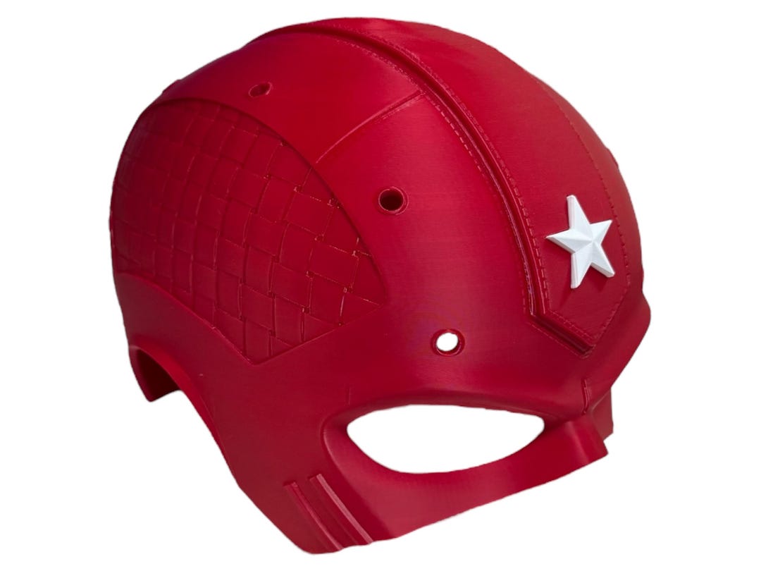Red Guardian Helmet - Etsy