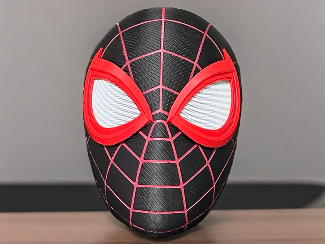 Miles Morales Spider-man Cosplay Mask - Etsy