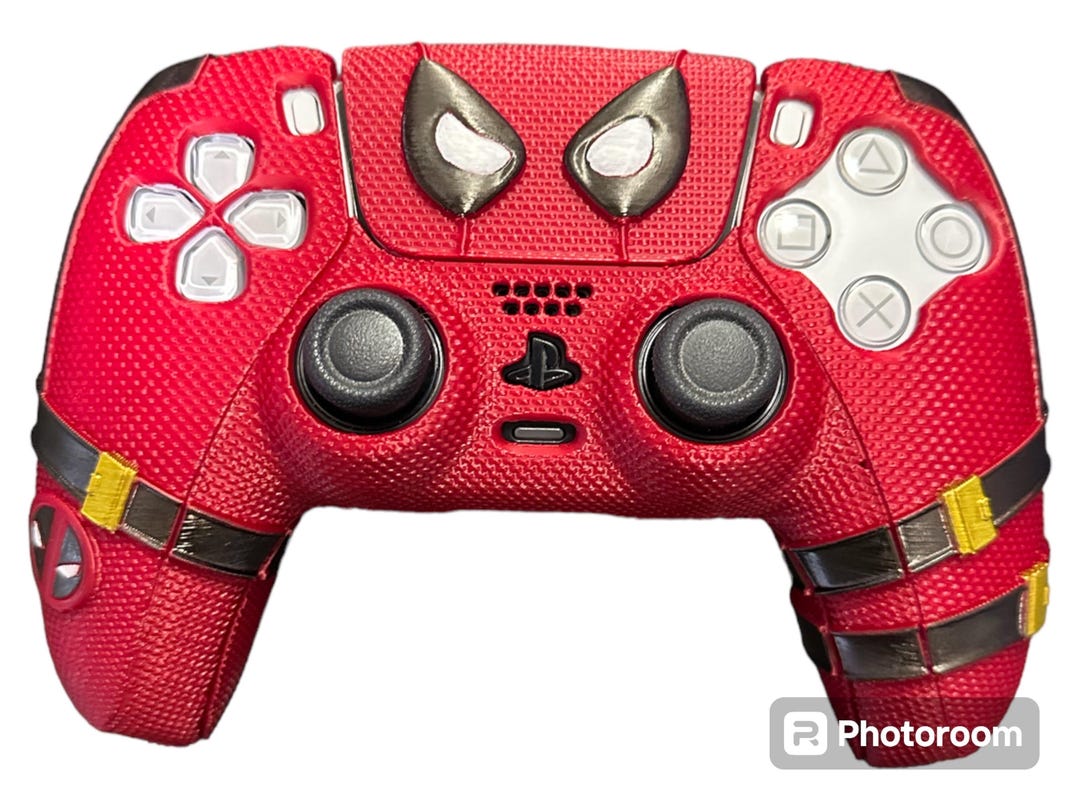 Deadpool Cheeky Playstation 5 PS5 Controller Case Cover Painted - Etsy