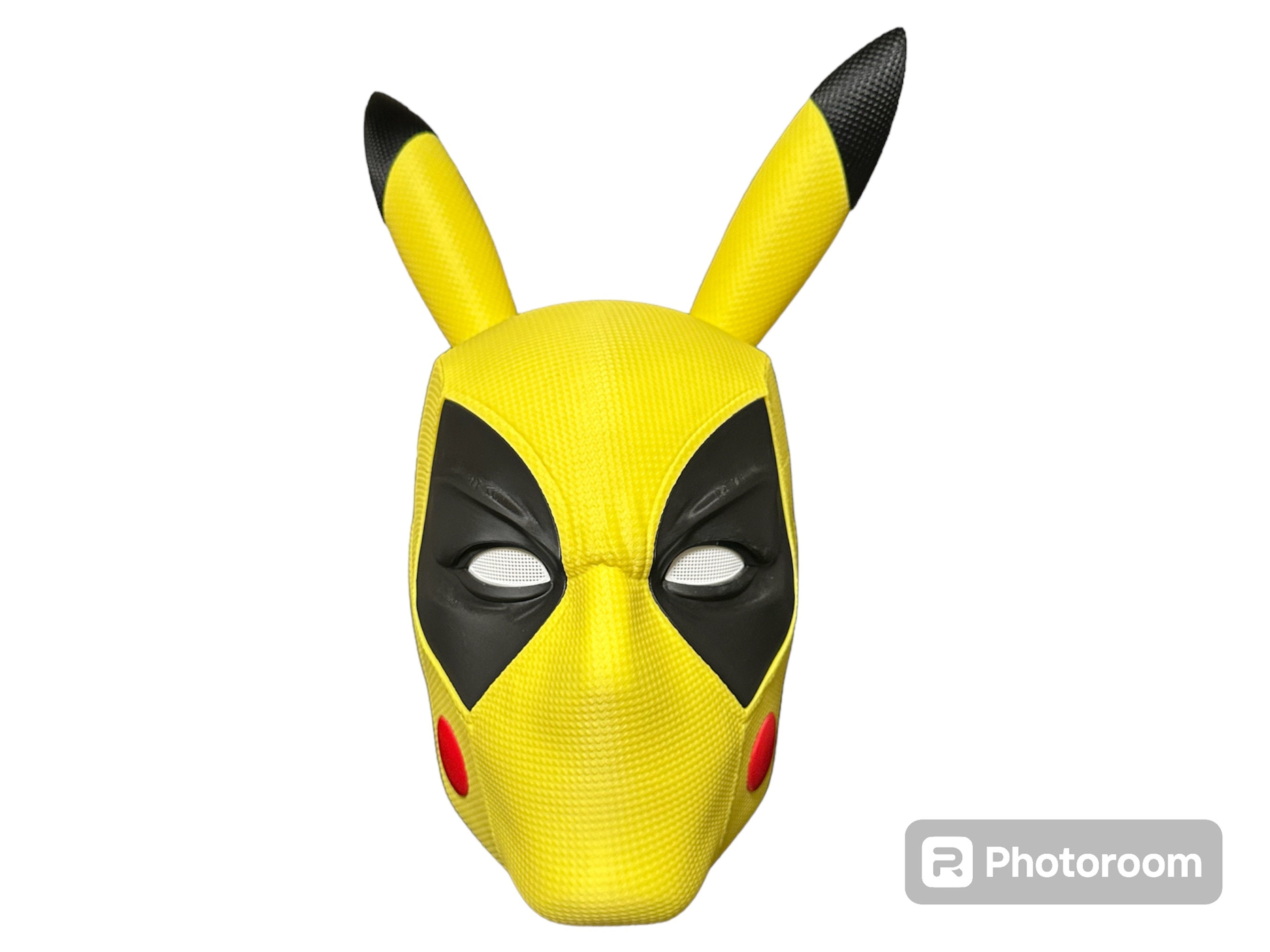 Pikapool the Pikachu Deadpool Mashup Cosplay Mask - Etsy