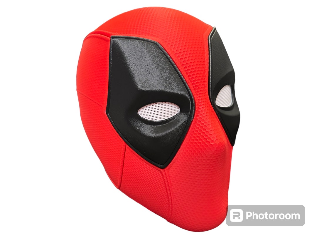 3D Printed Deadpool Mask: Movie Replica, Cosplay Helmet - Etsy