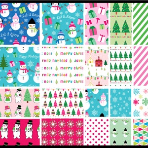 SNOWMEN CLIPART and Digital Paper for Christmas, Holiday Crafts ...