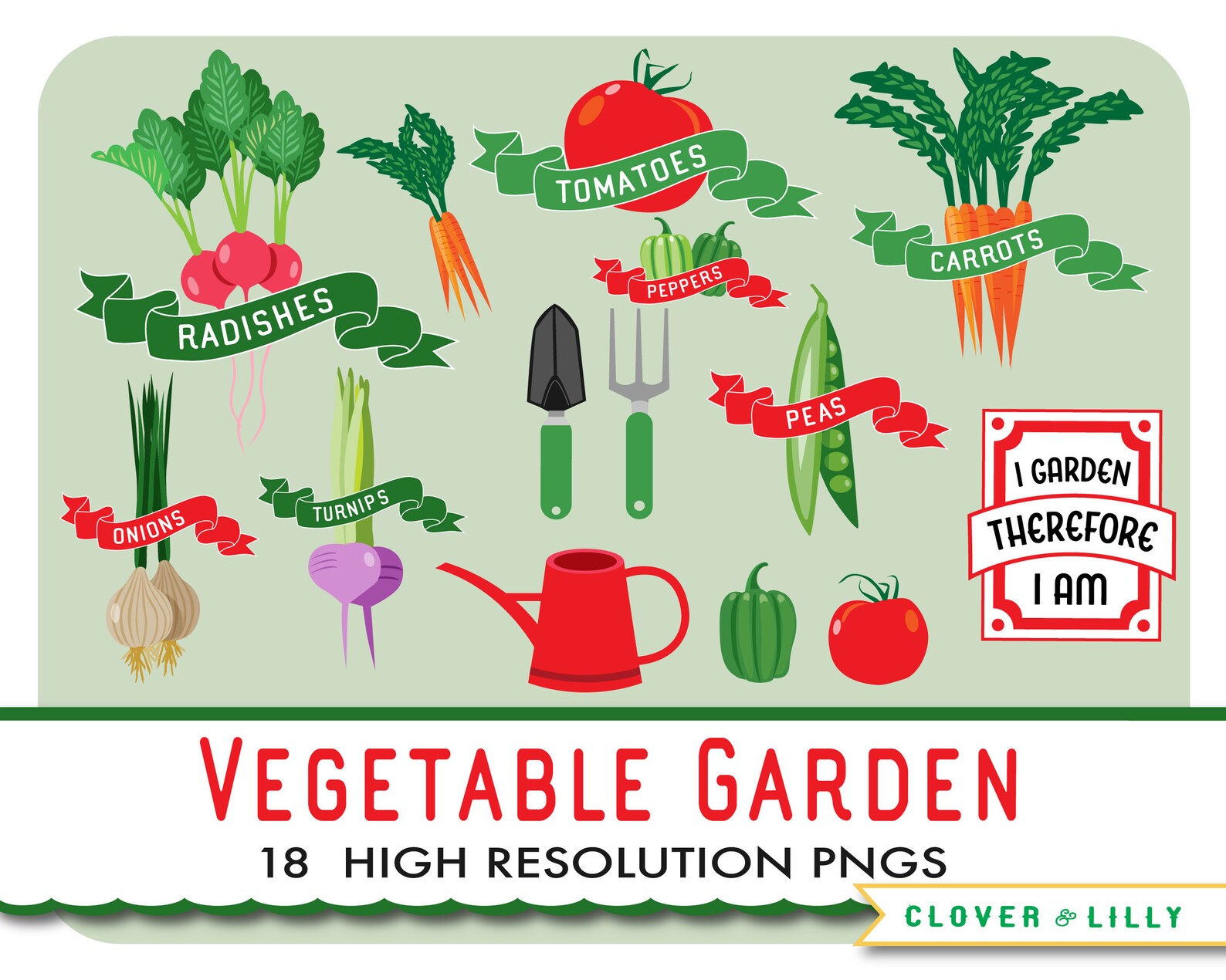 Vegetable Garden Clipart 18 Pngs Tomatoes Onions Carrots - Etsy Ireland