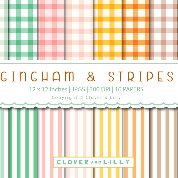 Gingham Scrapbook - Etsy