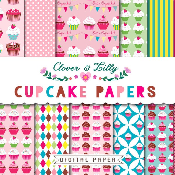 Cupcake Papers - Etsy