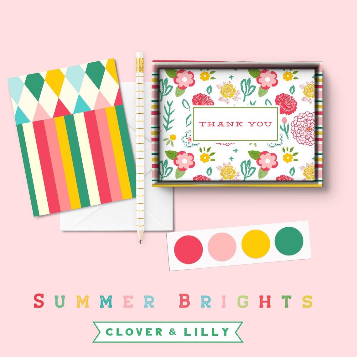 Summer Brights Digital Paper Colorful Scrapbook Paper for - Etsy