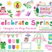 Celebrate Spring Digital Clipart in PNG Format Instant - Etsy