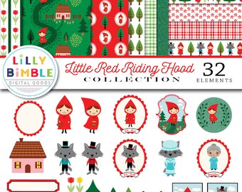 Little Red Riding Hood Clipart Little Red Clipart Three