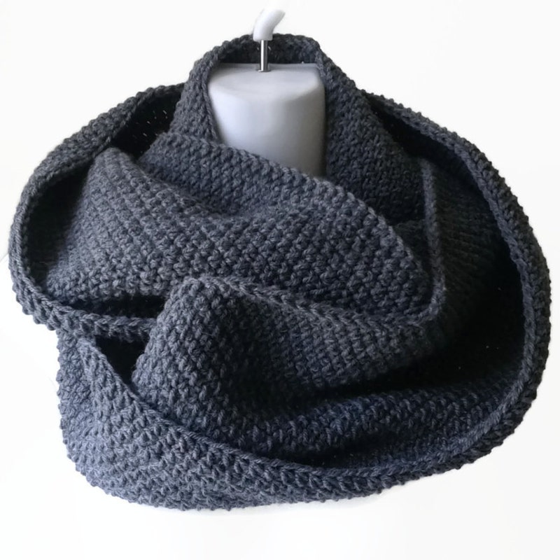 Infinity Scarf Grey - Etsy
