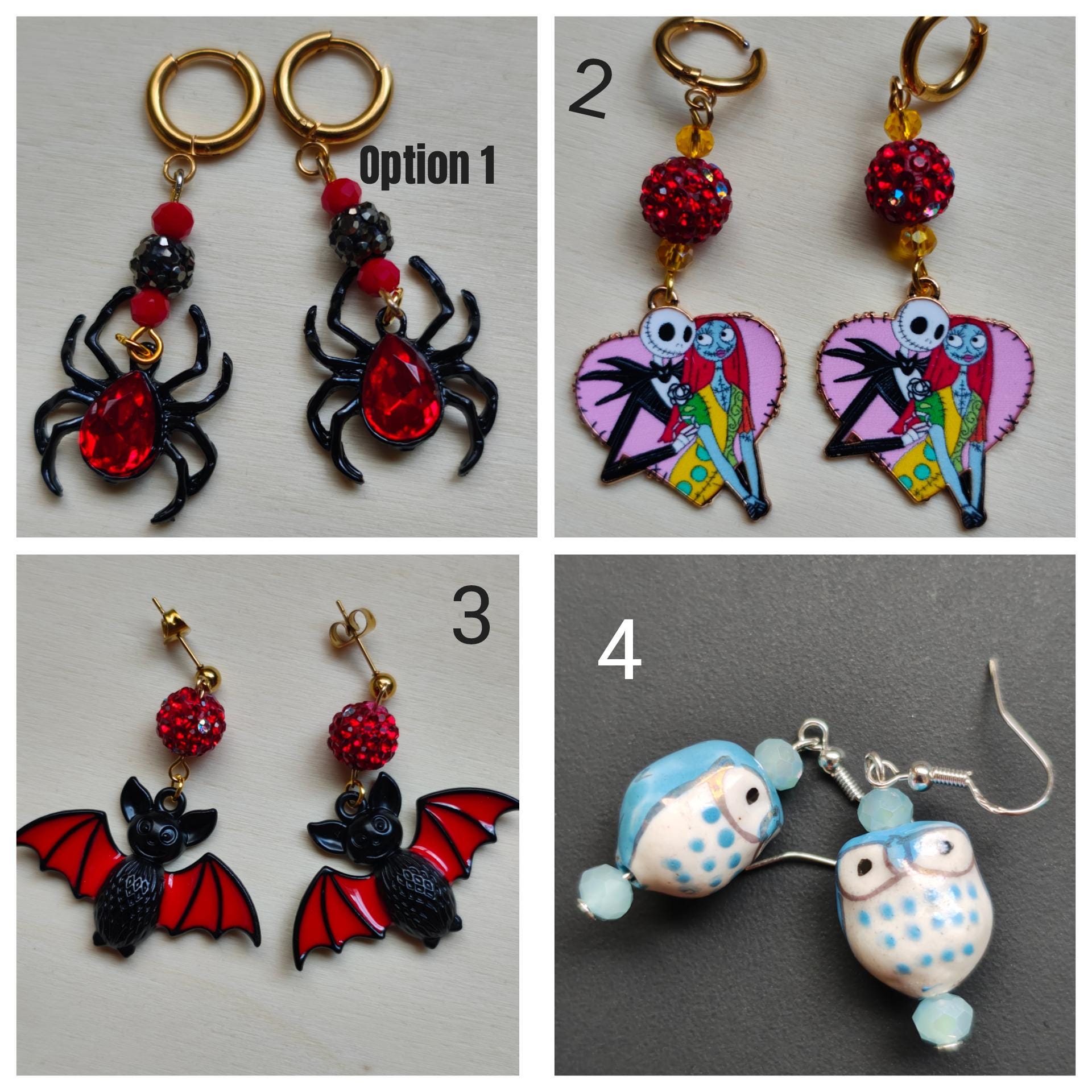 Spooky Ear Rings - Etsy