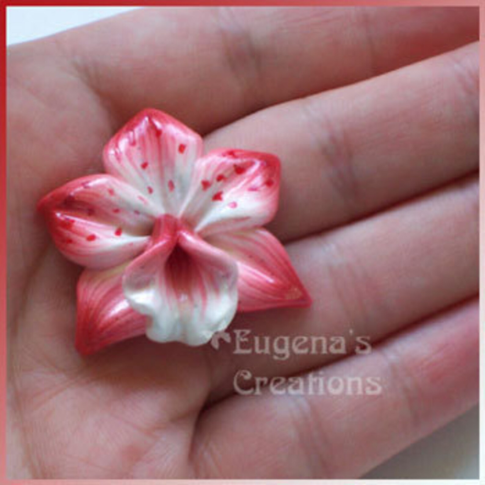 Tutorial: Polymer Clay Sculpted Orchids, Flower Focal Beads (PDF ...