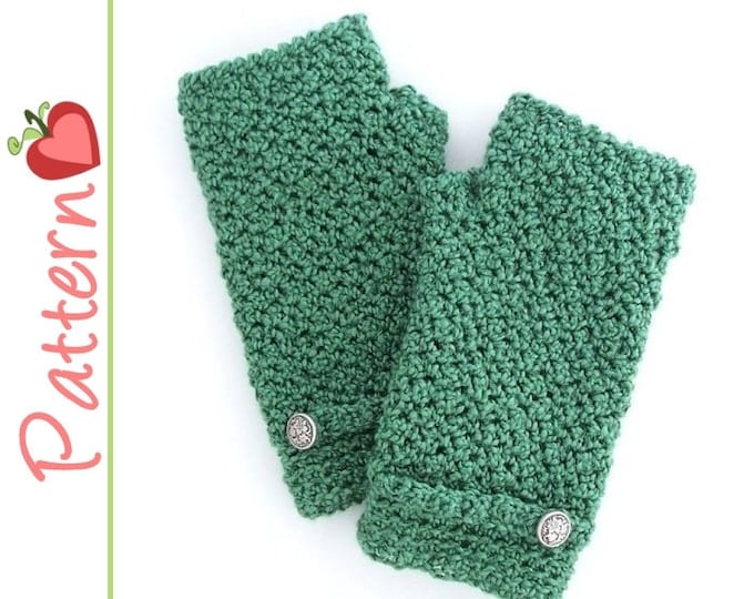 Fingerless Gloves Crochet Pattern Pdf, Great for Beginners, Quick to ...