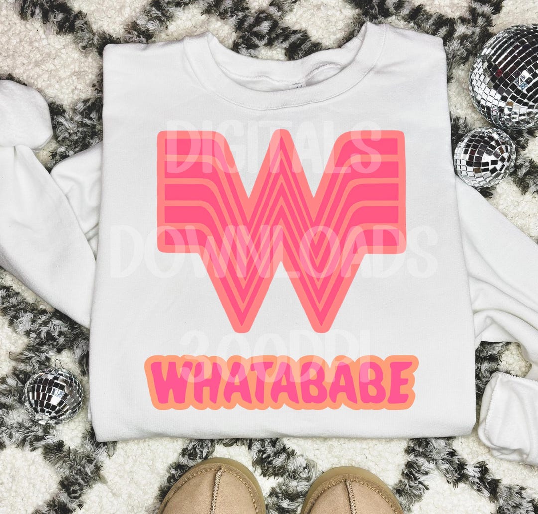 Whatababe Funny Trendy Girly Fast Food Digital Download Png Design - Etsy