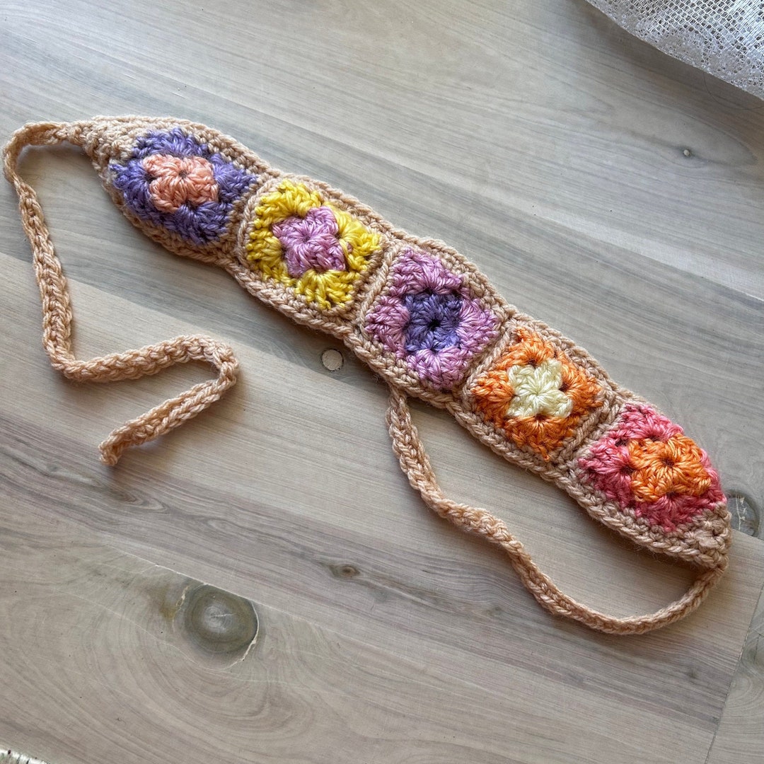 Crochet Granny Square Headbands - Etsy