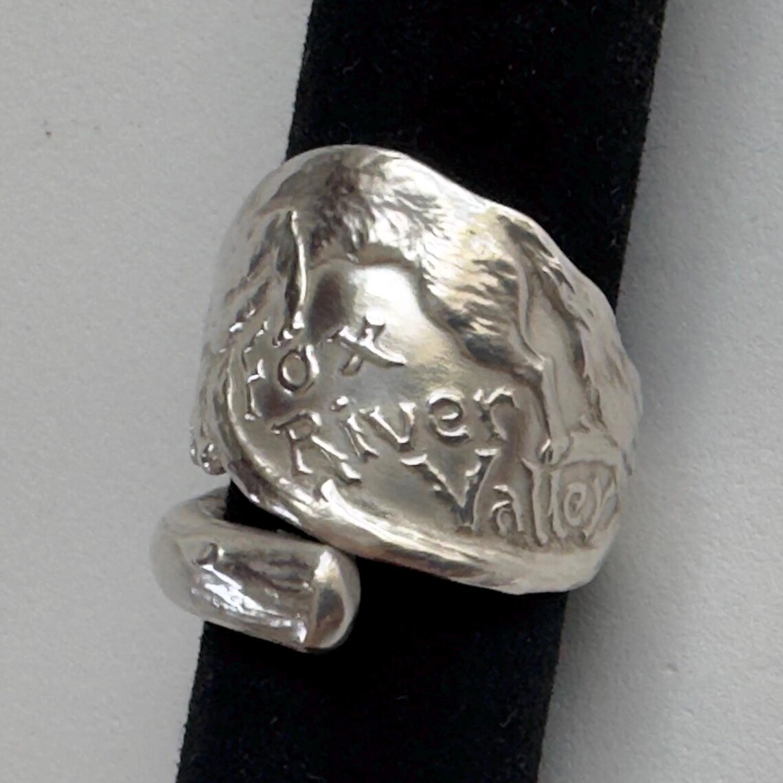 Rare Fox Spoon Ring, Gorham Sterling Silver, Fox River Valley, Antique ...