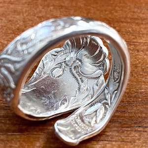 Poppy Spoon Ring Sterling Silver. Statement Ring, Antique, Gorham - Etsy