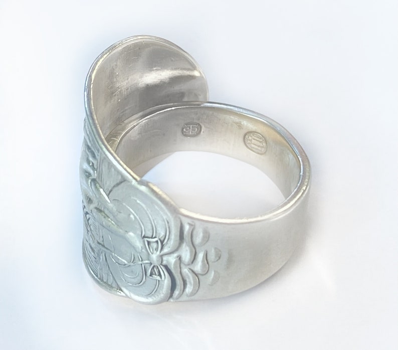 Vintage Danish Spoon Ring, Dragonfly,fairy or Thumbelina, Fairytale ...