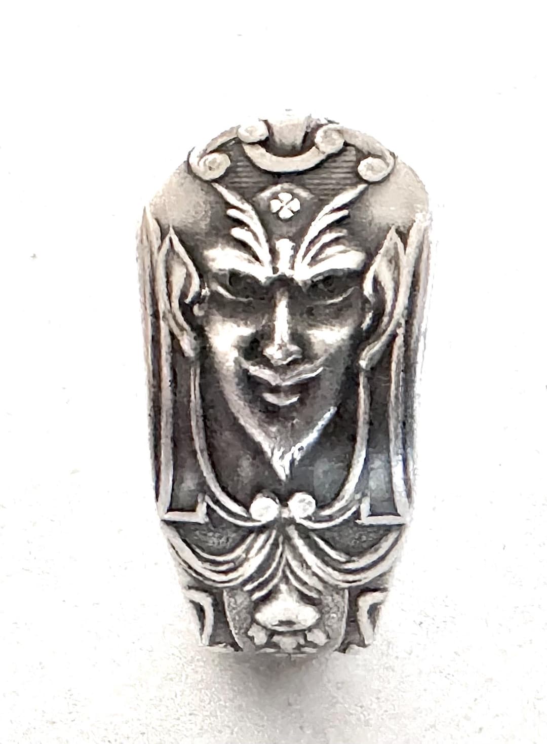 Antique Devil, Satan Spoon Ring, Silver Plated. Reed and Barton. - Etsy