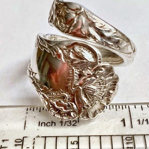 Poppy Spoon Ring Sterling Silver. Statement Ring, Antique, Gorham - Etsy