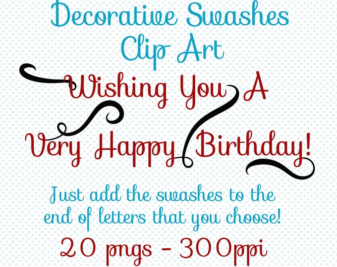 68 Swashes Decorative Font Swashes Curls and Swirls Font Swashes PNG ...