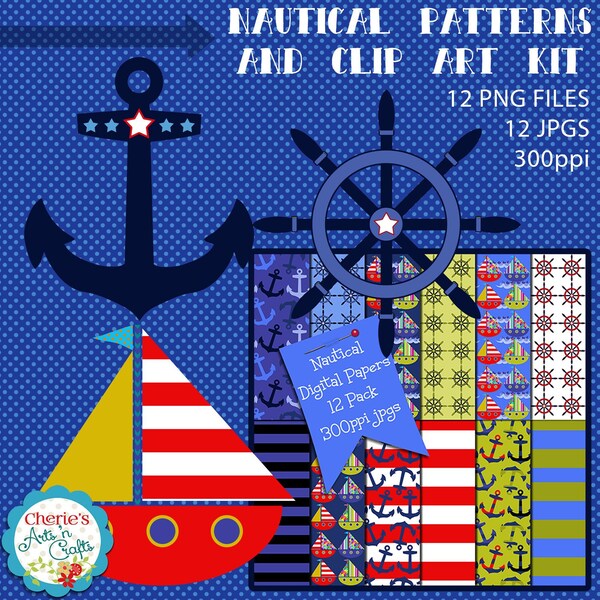 Nautical Clip Art - Etsy