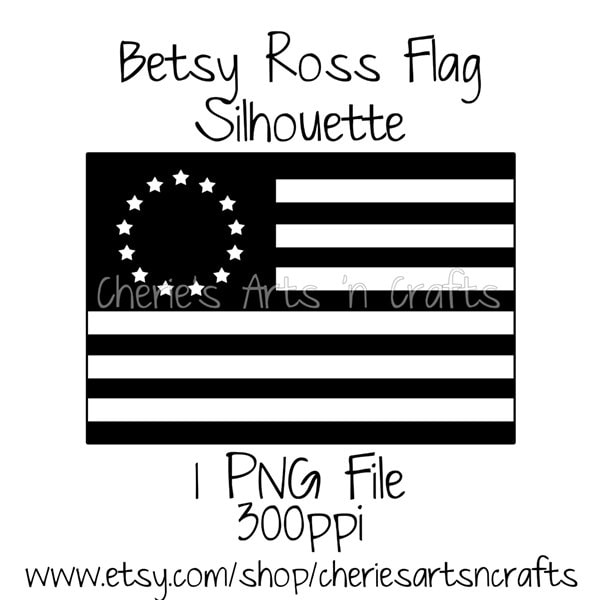 Betsy Ross Flag Clip Art - Etsy