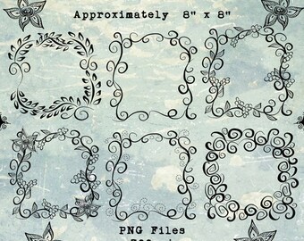 Whimsical borders | Etsy