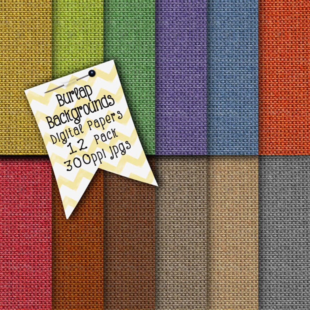Burlap Textures | Scrapbook Page Backgrounds | Digital Art | Digital ...