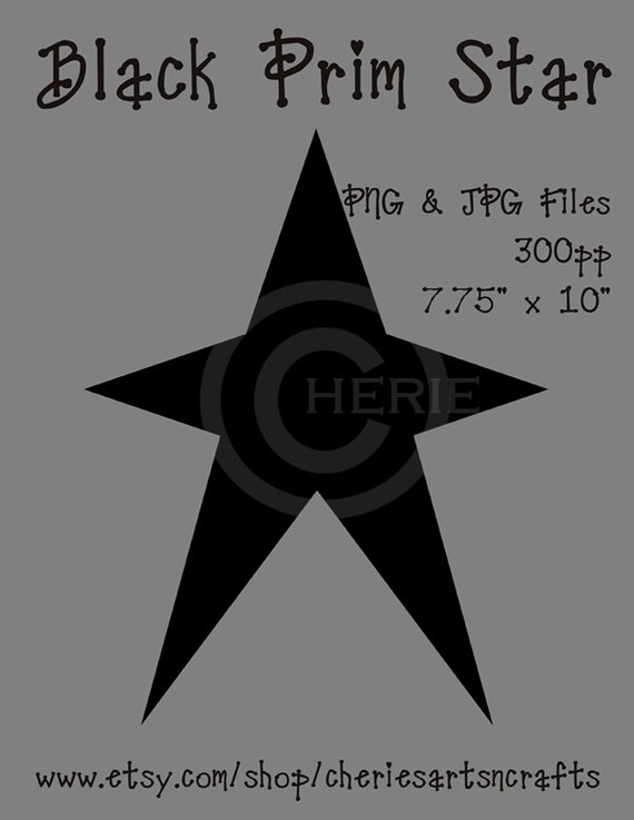 Primitive Star With A Font