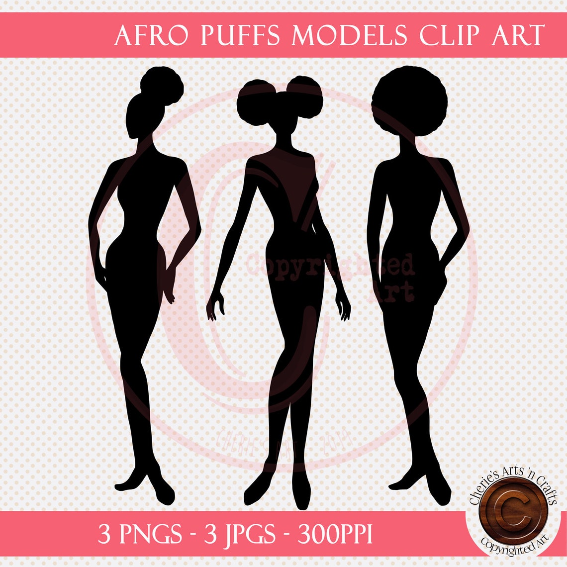 Women Models Clip Art Clip Art Silhouettes Models Graphics | Etsy