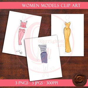 Women Models Clip Art Clip Art Silhouettes Models Graphics People Clip ...