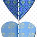 Bunting Clip Art Stitched Hearts Bunting Digital - Etsy