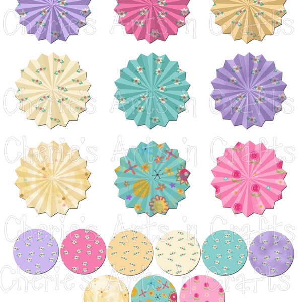 Paper Rosettes - Etsy