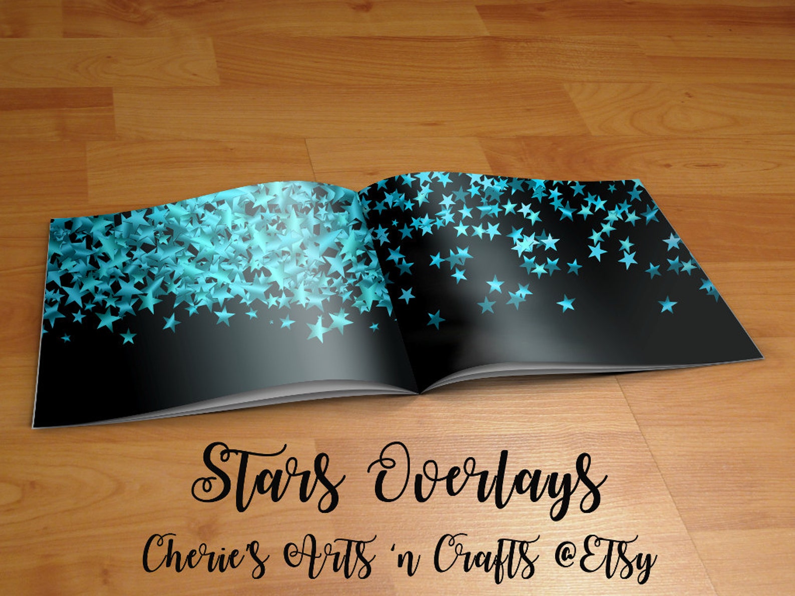Shiny Stars Overlays Star Borders PNG Digital Borders - Etsy