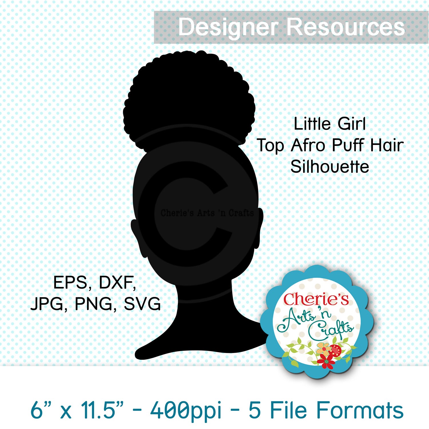 Afro Puffs Styles Clip Art
