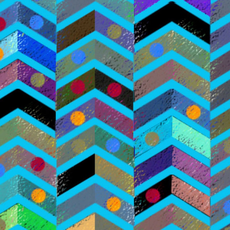 Chevron Arrows Digital Scrapbook Papers Digital Art | Etsy