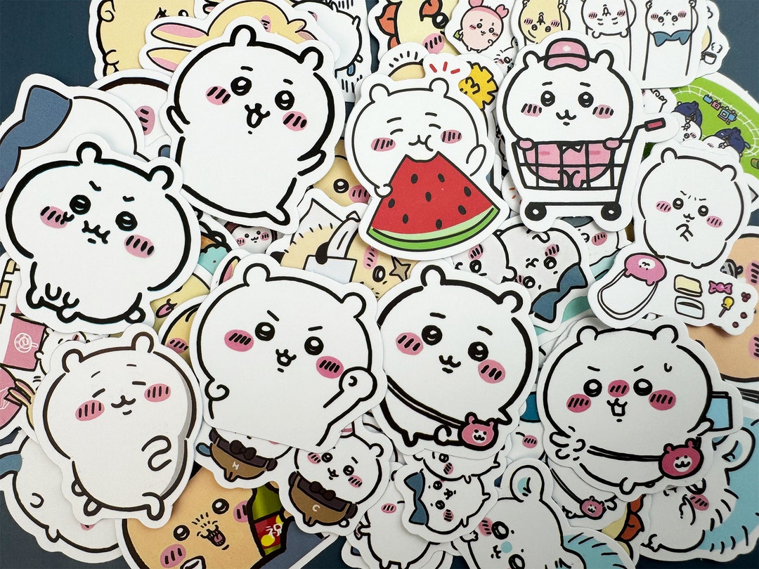 50 Chikawa Stickers Set Kawaii Chiikawa Stickers Hachi Stickers Usagi ...