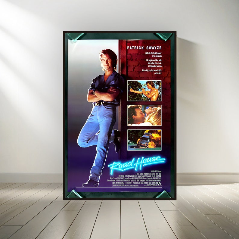 ROADHOUSE Movie Poster-home Decor limited Edition Collectibl Room Decor ...