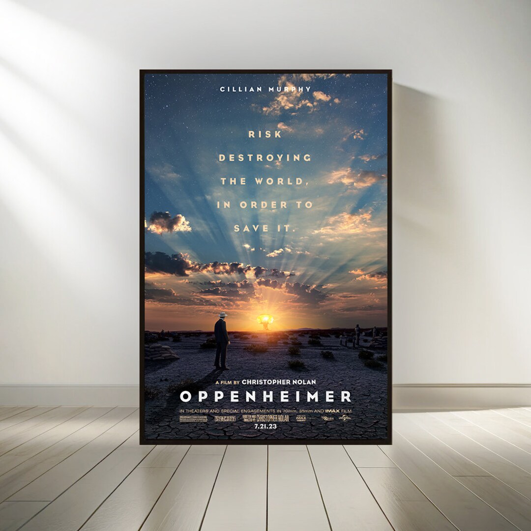 Oppenheimer Movie Poster-home Decor limited Edition Collectibl Room ...