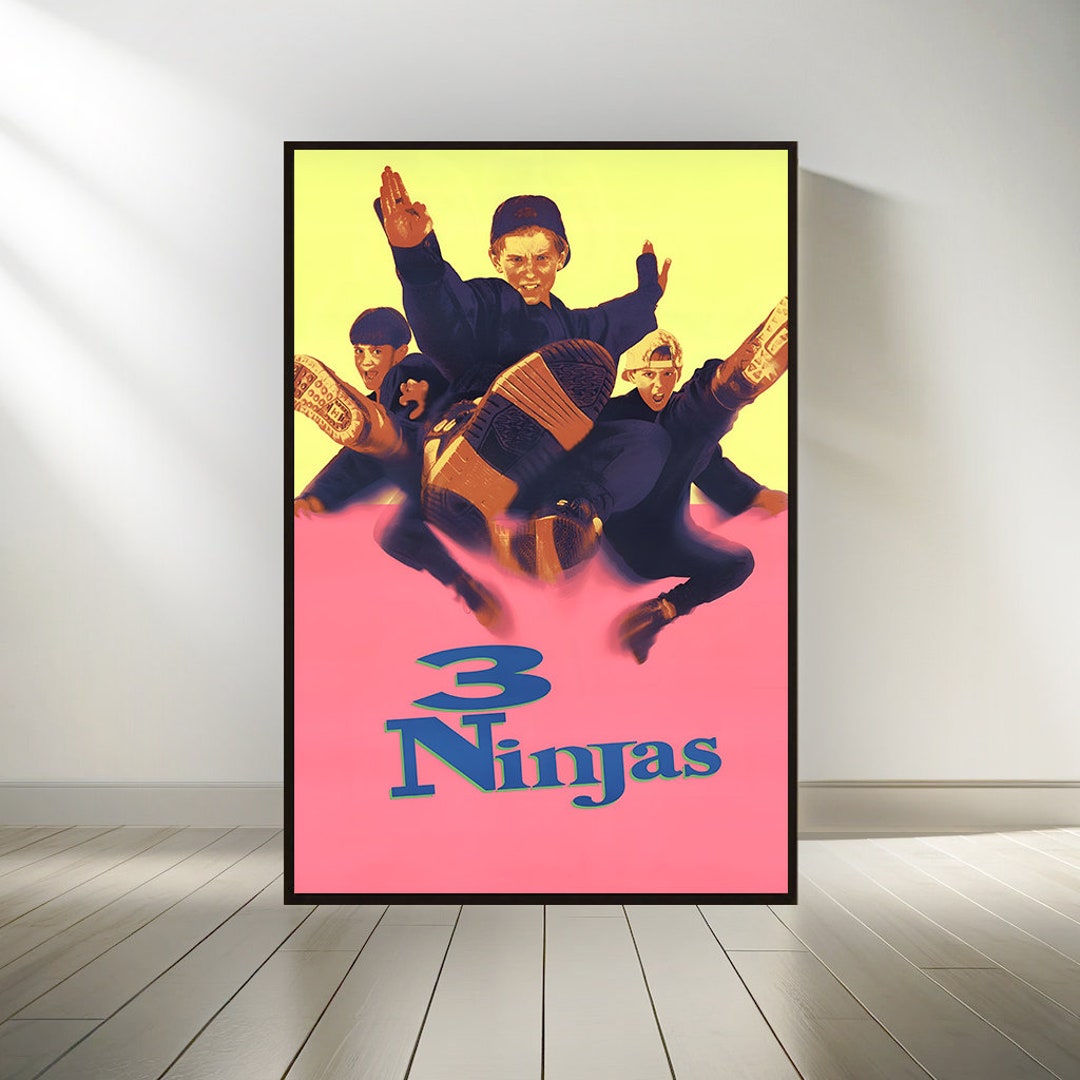 3 Ninjas 1992 Movie Poster-home Decor limited Edition Collectibl Room ...