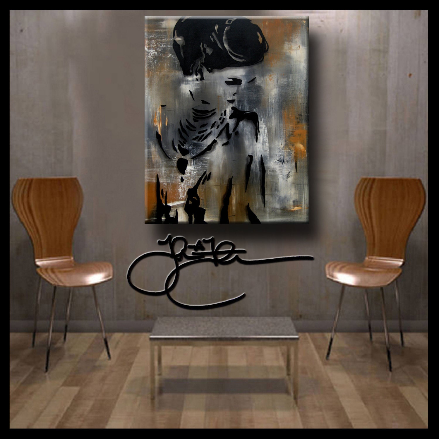 Marcella Original Abstract Painting Modern Pop Art Large - Etsy