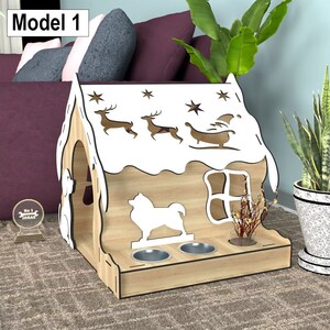 2 Versions of Lovely Dog House DXF, Gifts for Pets, Dog House Plans ...