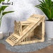3 versiones de Cozy Triangle Cat House DXF, Cat House SVG, Regalos para ...