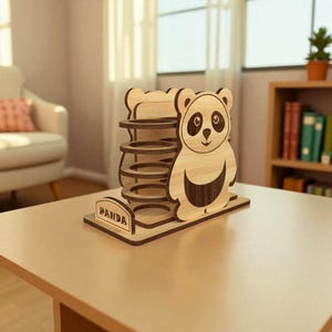 Laser Cut Panda Pen Holder, Desk Organizer (digital Download) - Etsy