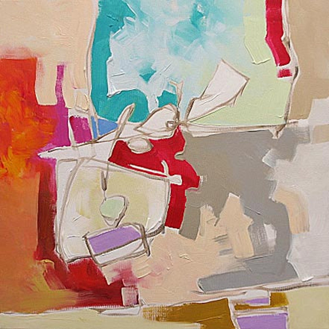 Abstract Painting Giclee Print From Original Abstract Expressionist ...