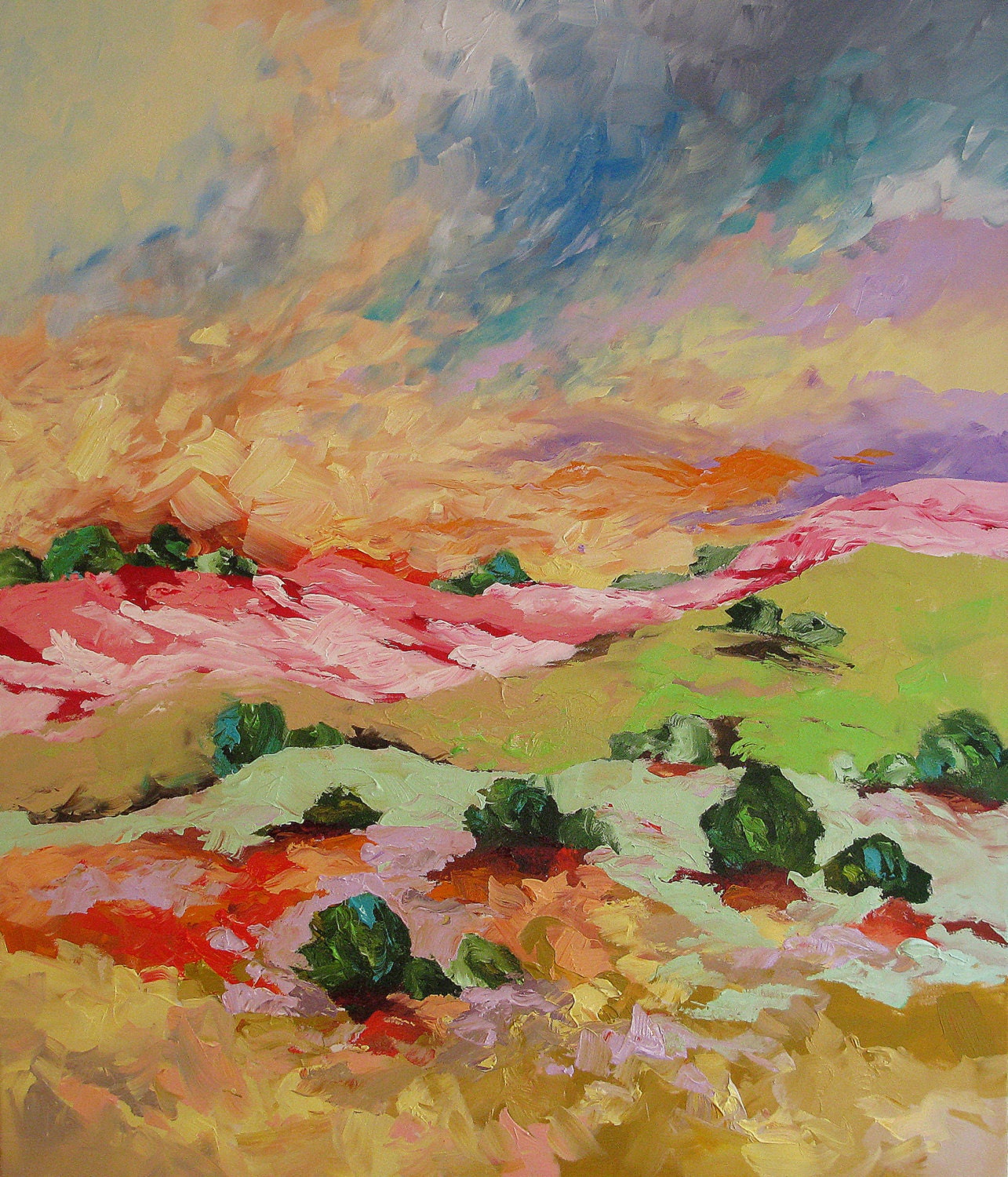 Abstract Impressionist Landscapes