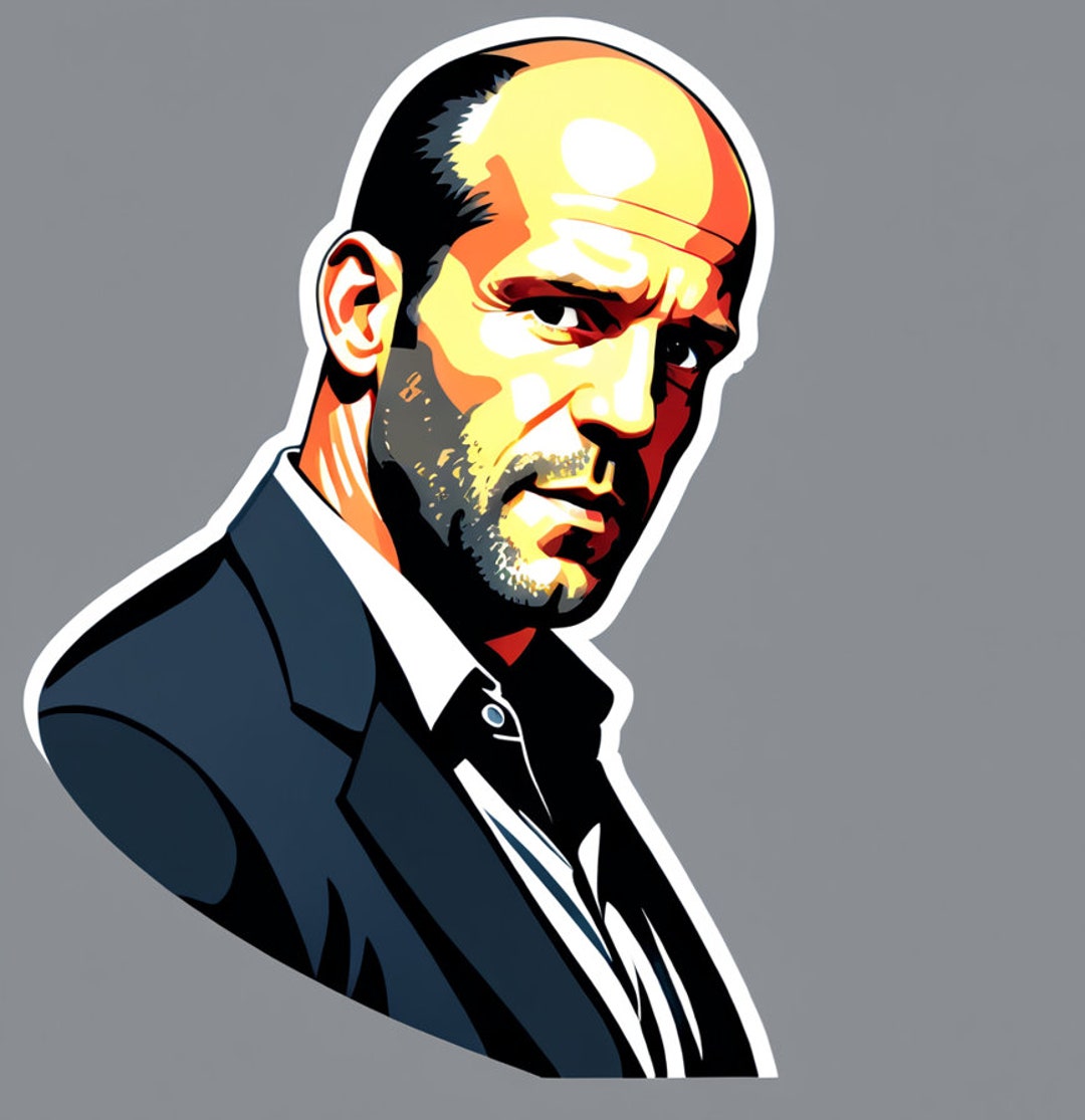 Jason Statham Digital Sticker - Etsy