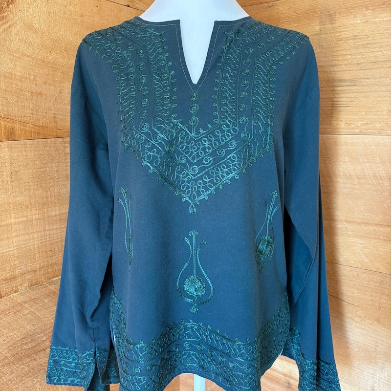 Embroidered Blouse - Etsy